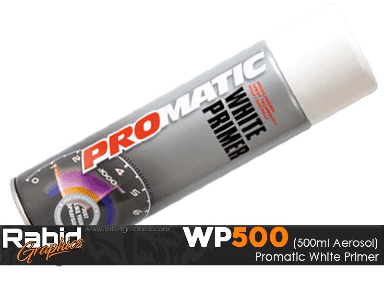 ProMATIC Aerosol White Primer - Rabid Graphics Ltd